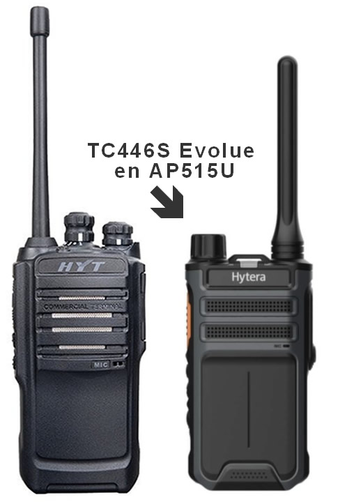 Hyt France TC446S : Talkie walkie Pro- HYT
